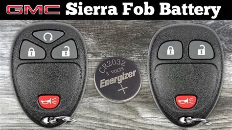 2007 2013 GMC Sierra Key Fob Battery Replacement How To Change