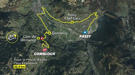 Tour De France 2023 Tappa 16 Passy Combloux Il Profilo In 3D