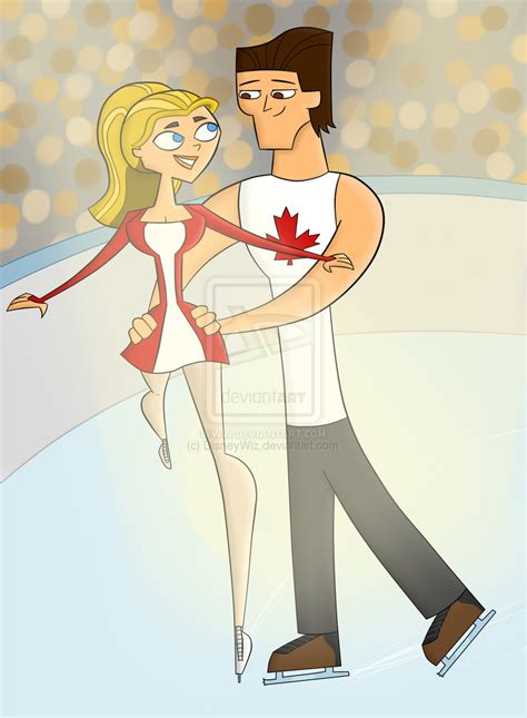 Tyler And Lindsay Skating Total Drama Island Fan Art 37710112