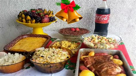 Ceia De Natal Completa Simples E Barata Ceia De Natal Receitas