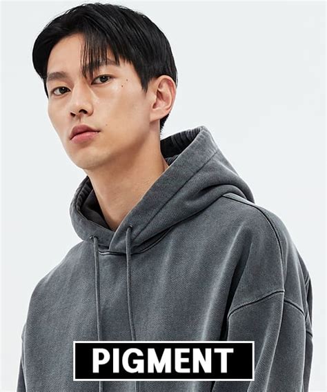 MUSINSA SOVERMENT 980G Pigment Cut Hood Charcoal