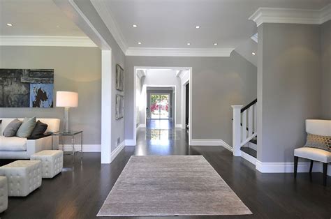 Dark Wooden Floors With Grey Walls Decoomo