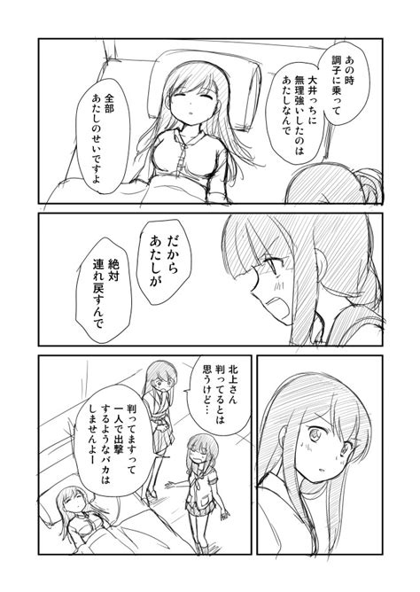 Akagi Kitakami And Ooi Kantai Collection Drawn By Shimazaki