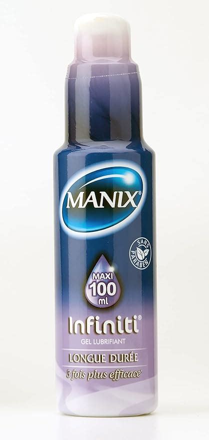 Manix Infiniti Gel Lubrifiant 100ml Longue durée à Base de Silicone