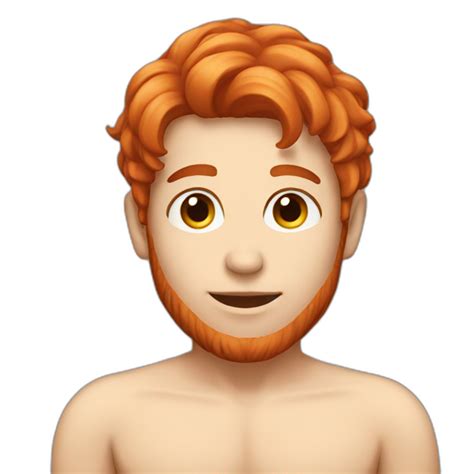 Human With Red Hair Naked AI Emoji Generator