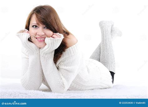 La Jeune Belle Fille Nue En Fonction Photo Stock Image Du Bonheur