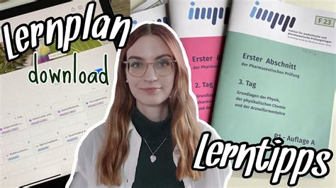 1 Staatsexamen Pharmazie Lernplan Notion Template Tipps für