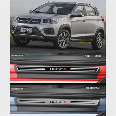 Jogo Soleira Premium Elegance Chery Tiggo
