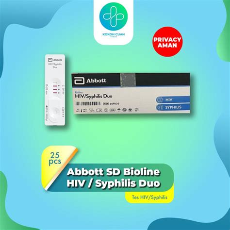 Promo Alat Test SD Bioline HIV Syphilis Duo Isi 25 Abbott 1 PCS