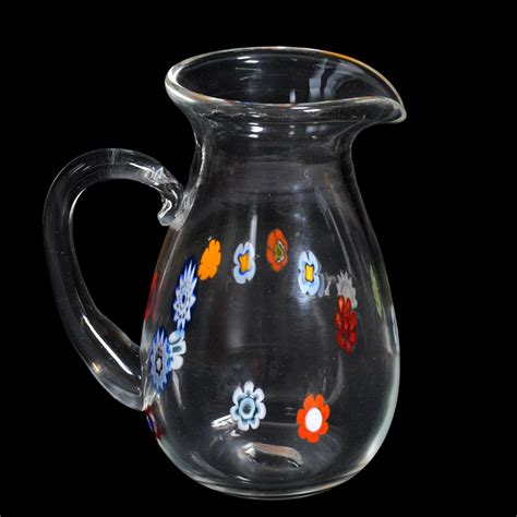 Pichet Verre Mix Couleurs Verre Murano