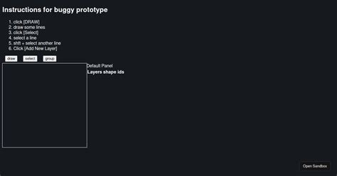 Fabric Layers Codesandbox