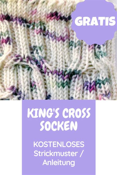 King S Cross Gratis Socken Muster Anleitung Sockenmuster Stricken
