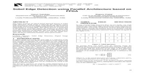 sobel edge detection using parallel architecture based … volume3 number4