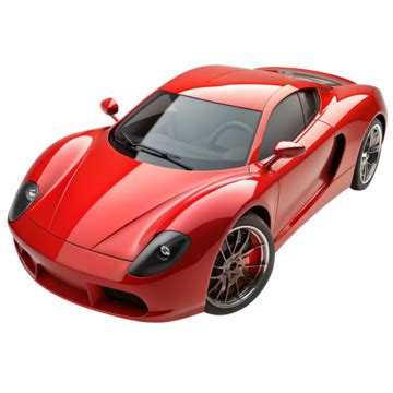 Red 3d Car On Tranparent Background Car 3d Luxury Car PNG