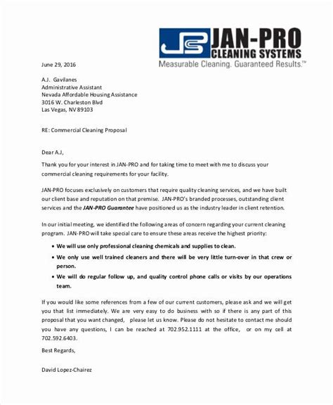 Cleaning Service Proposal Template Elegant Free 12 Cleaning Proposal