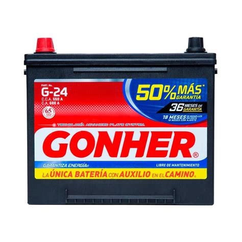 Batería Gonher G 24 para Auto Walmart en línea