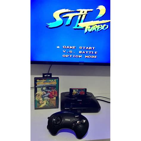 Console Mega Drive 3 Tectoy Entrada Sega CD Shopee Brasil