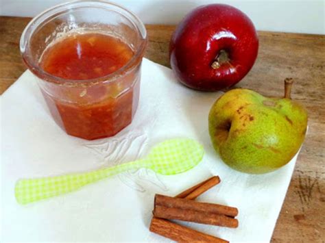 Confiture parfumée pommes poires et cannelle Recette par My Culinary