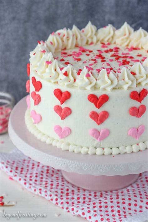 Valentines Day Ombre Heart Cake Beyond Frosting