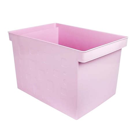 Caixa organizadora larga multiuso protêa rosa pastel 0335 WP
