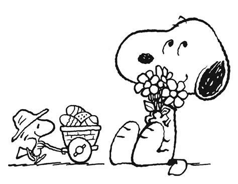 Snoopy Para Colorear Pintar E Imprimir