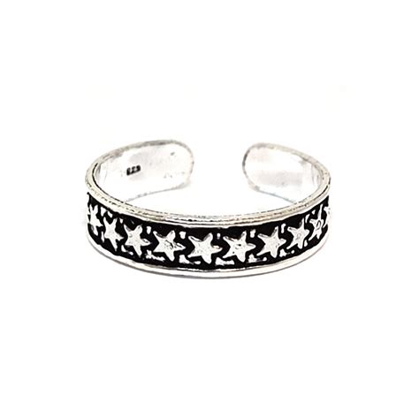 Ripley ANILLO MIDI ESTRELLAS PLATA FINA 925