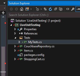 Visual Studio Live Unit Testing New To Visual Studio 2017