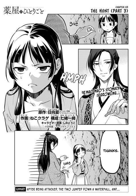Read Kusuriya No Hitorigoto Chapter 63 MangaFreak