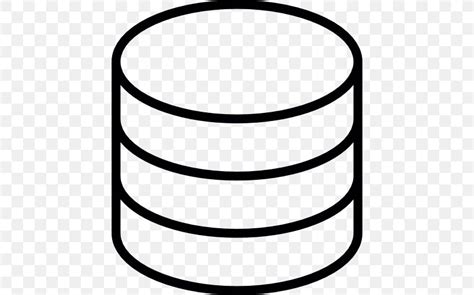 Database Symbol Clip Art PNG 512x512px Database Black Black And