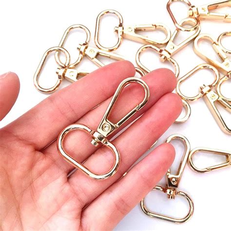 Amazon Acrux Inch Swivel Clasps Pcs Silver Curved Lobster