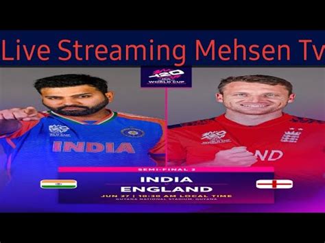 How To See Live Streaming Semi Final India Vs England T20 World Cup