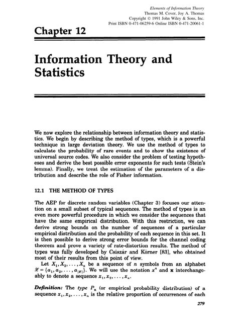 pdf information theory and statistics a tutorial