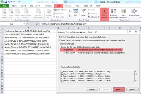 How To Convert Delimited File Into Excel File Delimited File Convert