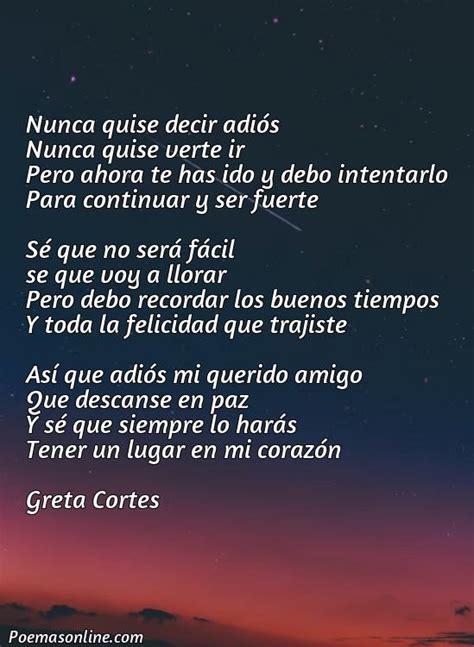 5 Mejores Poemas Para Despedir A Un Ser Querido Fallecido Poemas Online