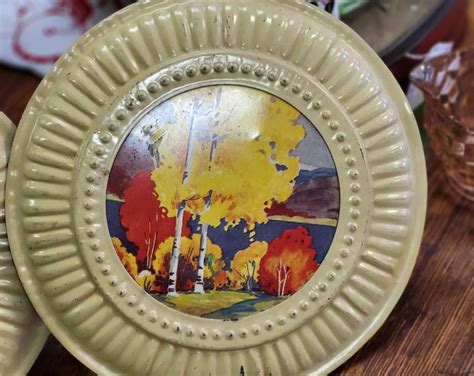 Vintage Chimney Flue Cover Gem No 3 Painted Farmhouse Flue Stop Covers