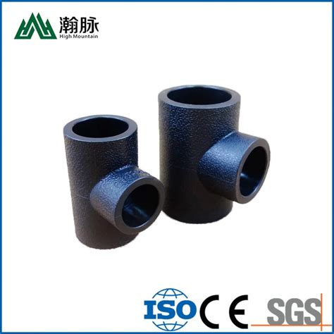 HDPE Pipe Fittings Hot Melt Tee Reducer Pipe Fittings For Sprinkler