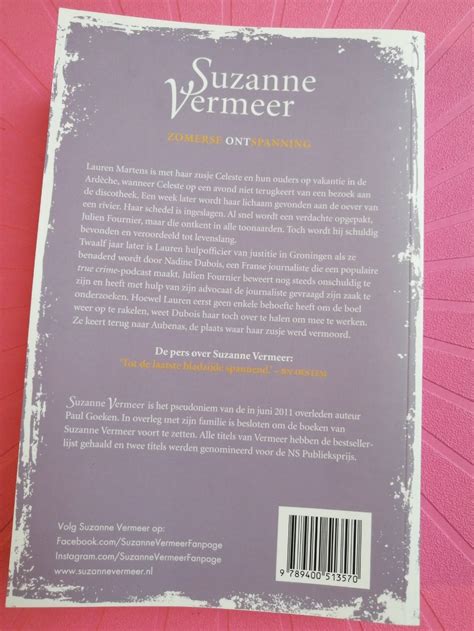 Zomeravond Suzanne Vermeer Thriller StoerLeesVoer