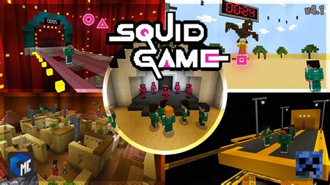 El Juego Del Calamar LUZ ROJA LUZ VERDE MAPA MINECRAFT BEDROCK