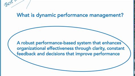 dynamic performance management framework overview youtube