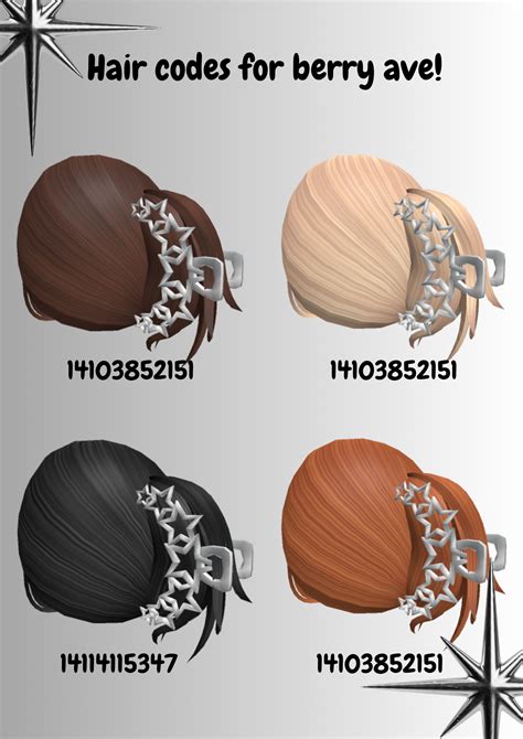Hair Codes For Berry Aveee In 2023 Black Hair Roblox Roblox Roblox