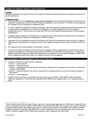 Fillable Online NYSE Arca AP Form Fax Email Print PdfFiller