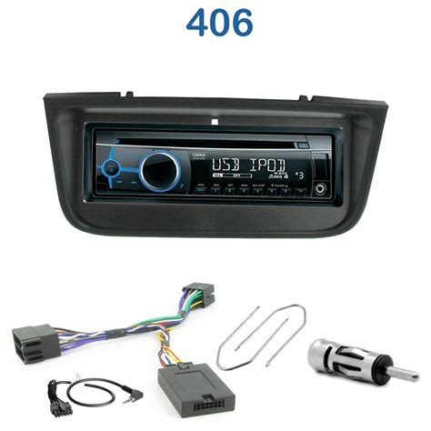 Autoradio 1 DIN Peugeot 406 Poste Cd Usb Mp3 Wma Clarion Peugeot