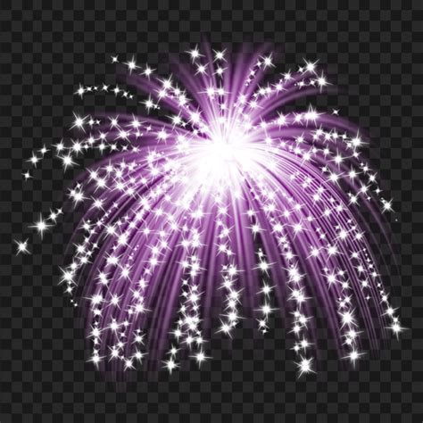 HD Purple Violet Fireworks Effect PNG Citypng