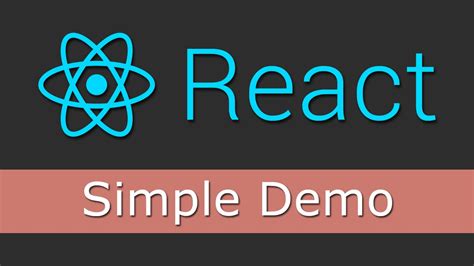 React Js Tutorials For Beginners Simple Demo Youtube
