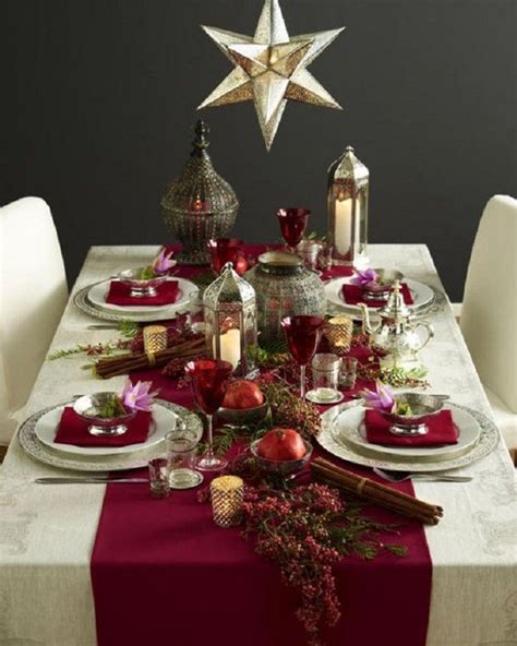 Ideas De Decoraci N De Mesa Navide A Elegante Mujer De Gu A