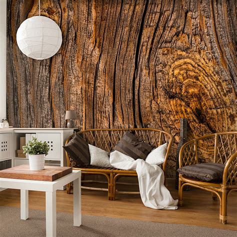 VLIES FOTOTAPETE 3D Holz TAPETE Holzwand Bretter Schlafzimmer WANDBILD