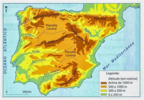Historiando Relevo da Península Ibérica