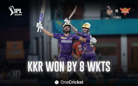 Ipl Kkr Vs Srh Final Match Highlights Key Moments And Videos