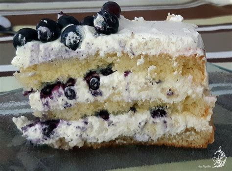 Aux Papilles By Virginie Naked Cake Myrtilles Vanille