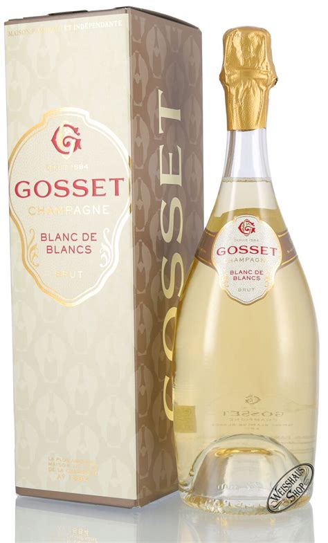 Gosset Grand Brut Blanc De Blanc Champagne 12 Vol 0 75l Weisshaus Shop